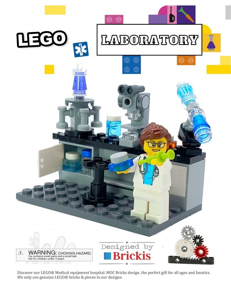 LEGO® MOC Medical Equipment - IT & Lab – Brickis LEGO
