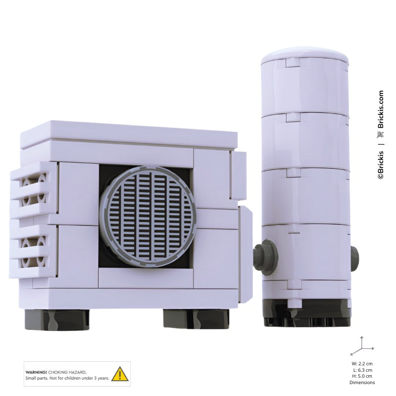 Unità pompa di calore aria-acqua LEGO® personalizzata – Brickis LEGO