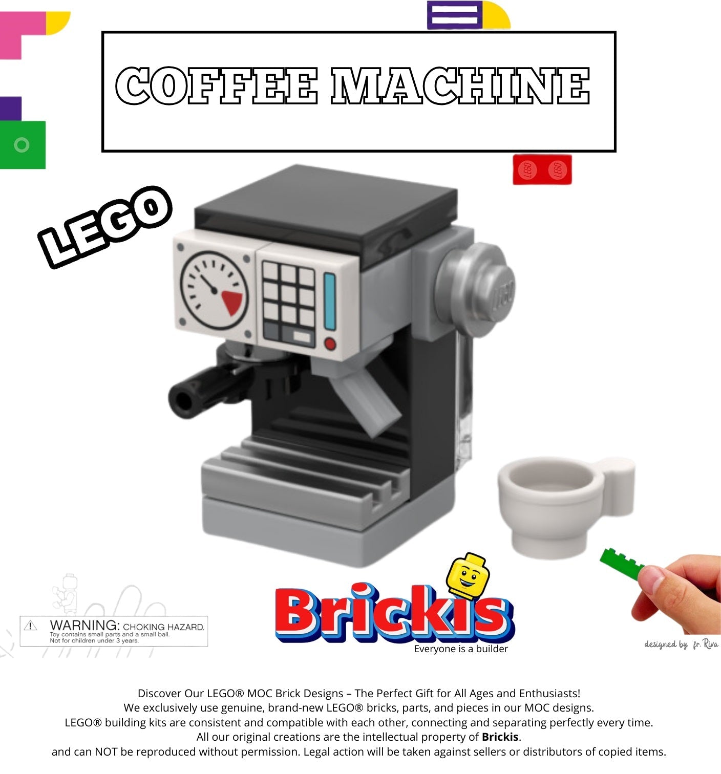 LEGO® MOC Barista Espresso Maker – Brickis LEGO