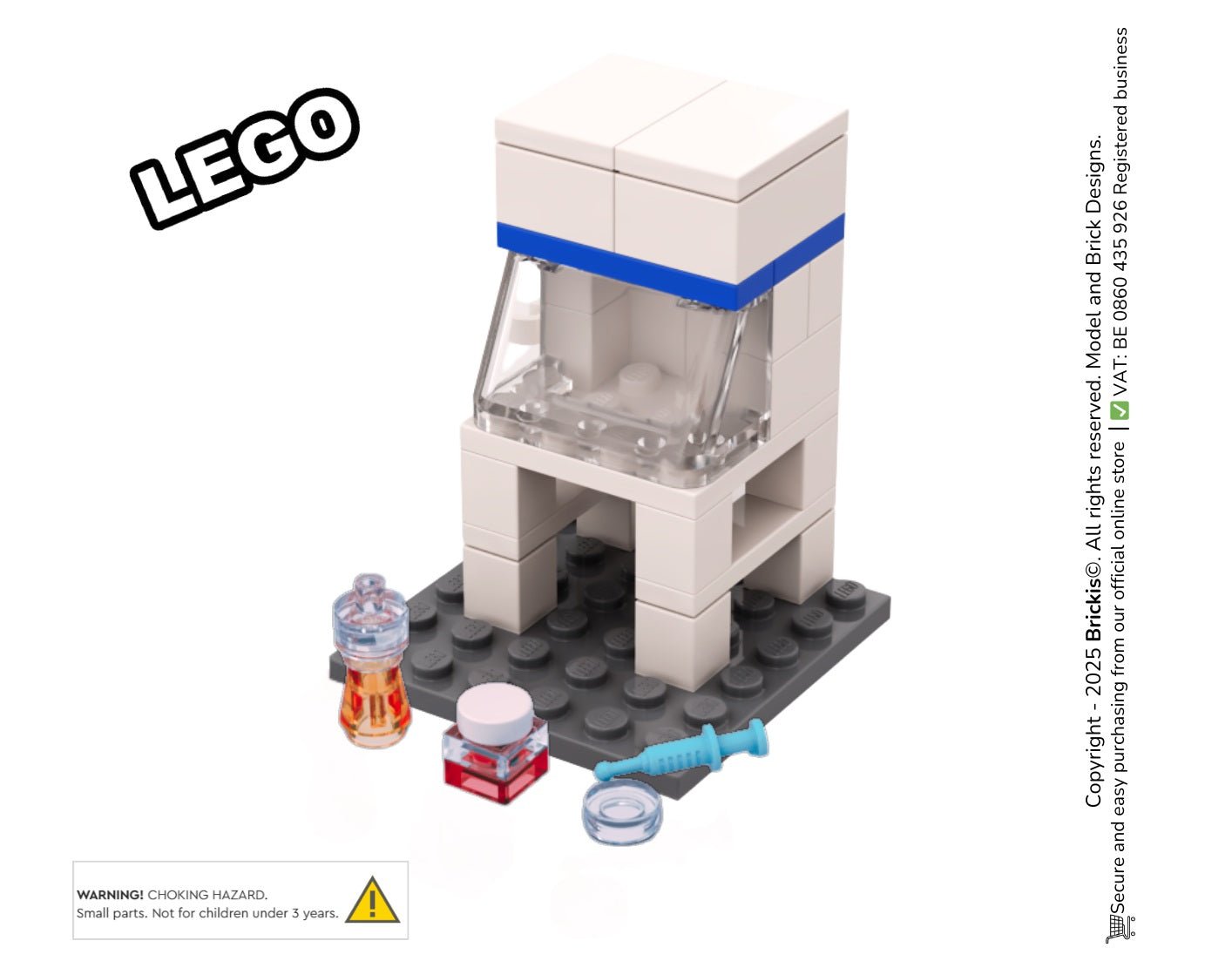 LEGO® MOC Lab Biosafety Cabinet – Brickis LEGO