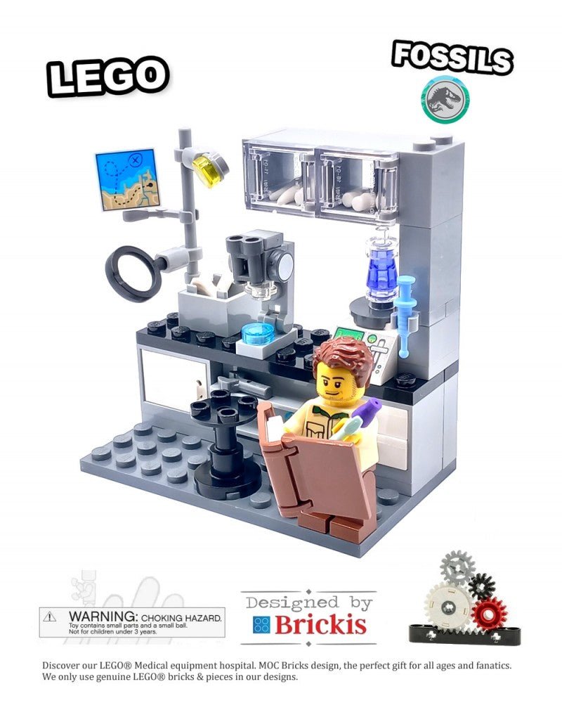 Studio paleontologia LEGO® MOC della vita antica, dai dinosauri alle p ...