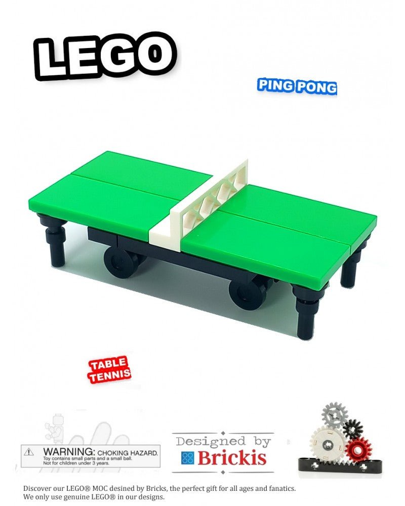 LEGO® MOC Ping Pong Table Tennis Sport – Brickis LEGO