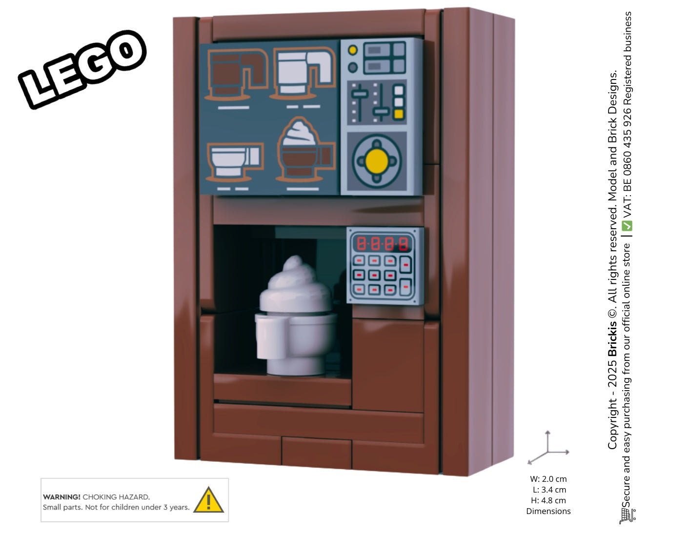 LEGO® MOC Self-Service Coffee Machine – Brickis LEGO