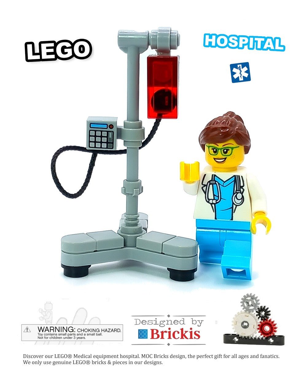 LEGO® MOC Stand with drip - hospital scale model – Brickis LEGO
