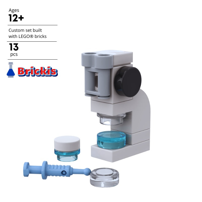 Custom LEGO® Medical Lab Microscope – Brickis LEGO