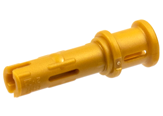 LEGO® Technic pin 3L pearl gold 32054 – Brickis LEGO