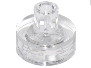 LEGO® Tile Round 1x1 Trans Clear 20482 – Brickis LEGO
