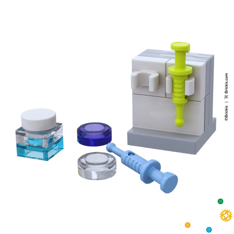 Custom LEGO® Syringe Holder Set – Brickis LEGO