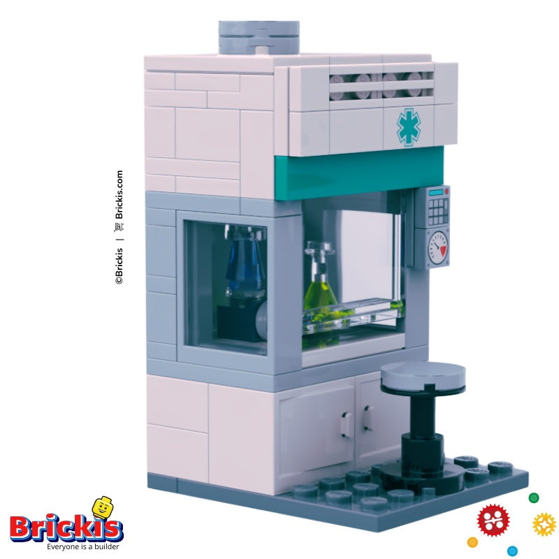 Custom LEGO® Lab Fume Hood – Brickis LEGO