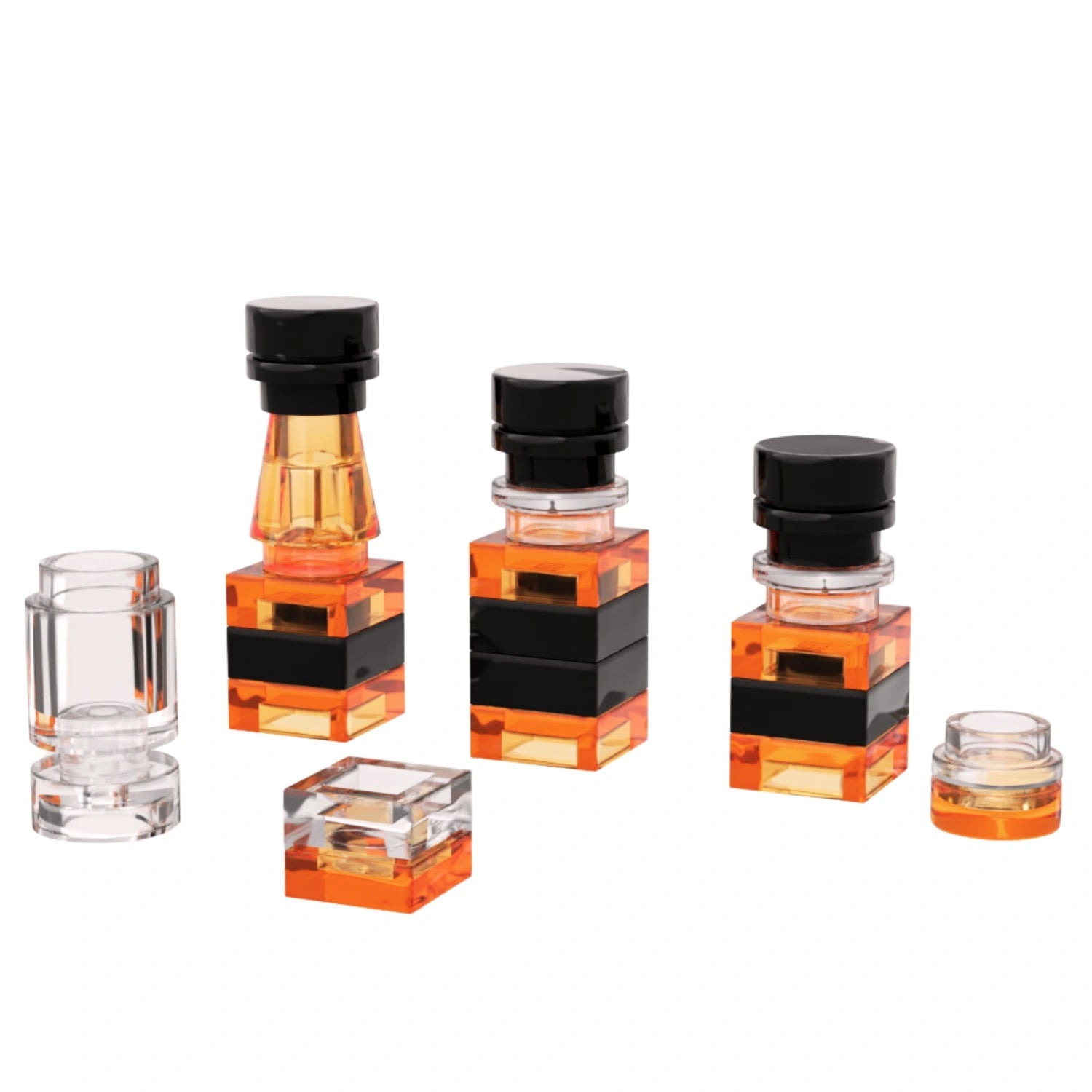 Ensemble de bouteilles de whisky et d'alcool MOC construites en brique ...